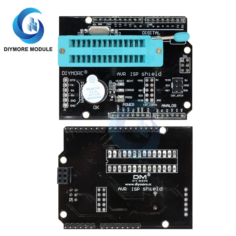 AVR-ISP-Programmable-Expansion-Shield-Board-Module-For-Arduino-R3-Mega2560-Atmega328P-Nano-Pro ...