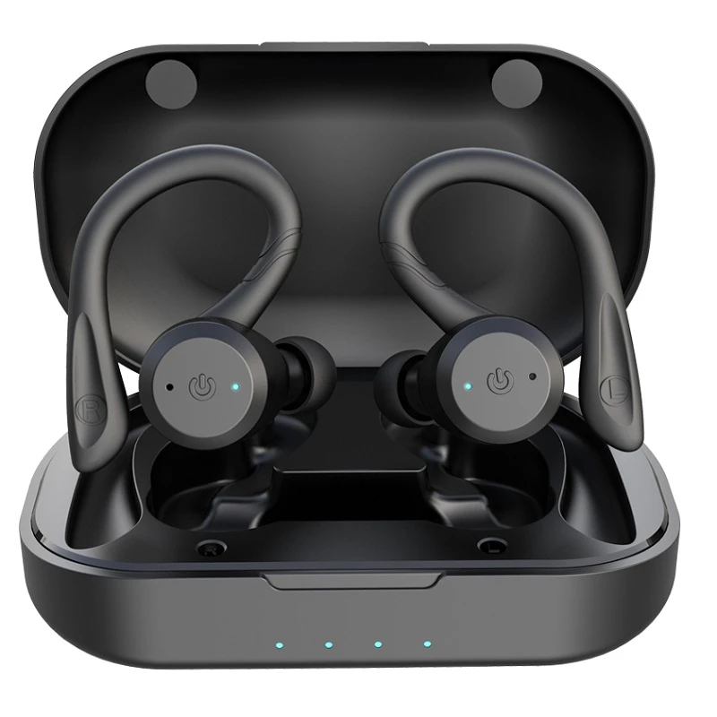 20 Hours Play Time Swimming Waterproof Bluetooth Earphone Dual Wear ...