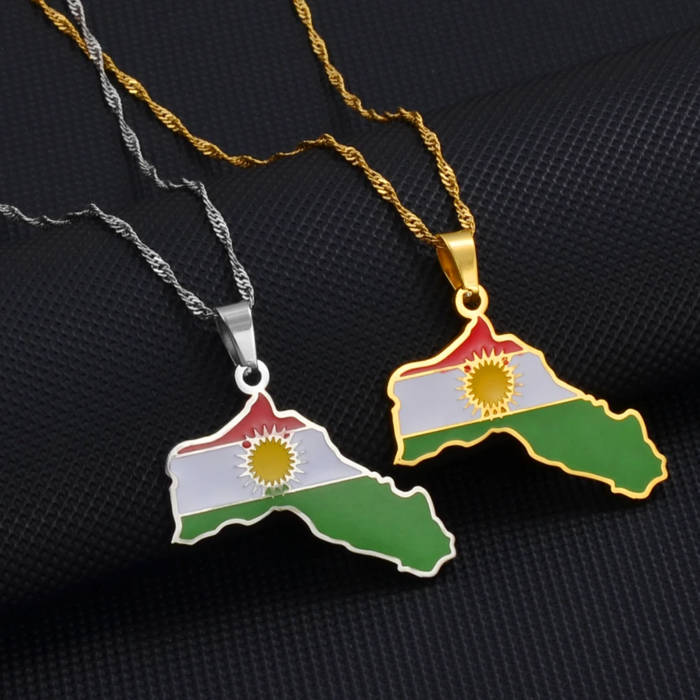 Anniyo Kurdistan Pendant Necklaces Charm Jewelry Gifts Kurdish #254621 ...
