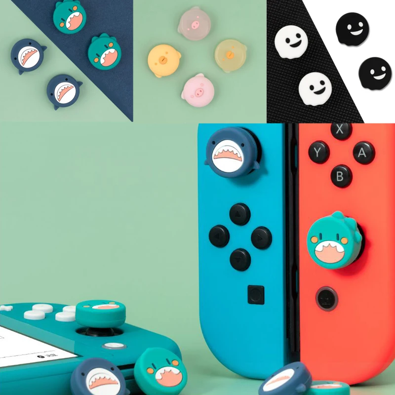 Ghost Shark Soft Thumb Stick Grip Cap Joystick Protective Cover For ...