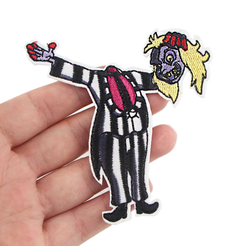 1 -Autocollant de personnage de film d'horreur E2134,Patch brodé pour ...
