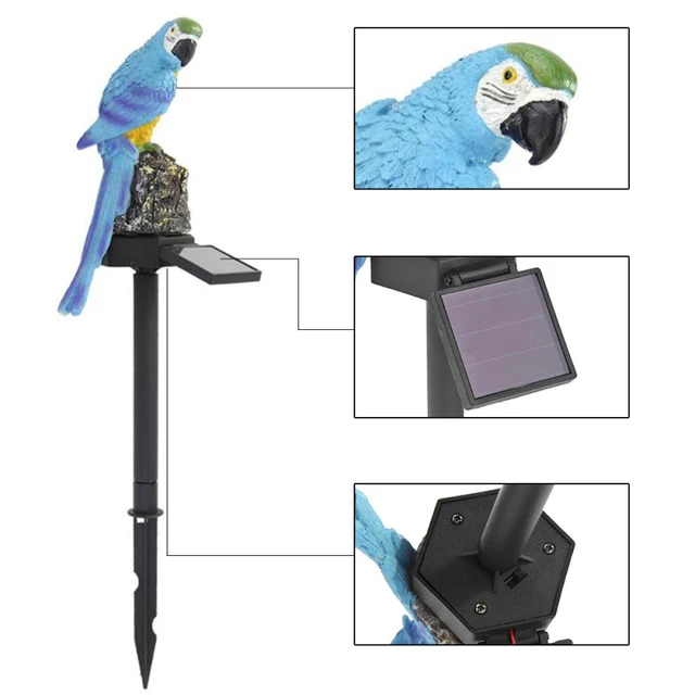 Solar Powered Decorative Bird LED Light