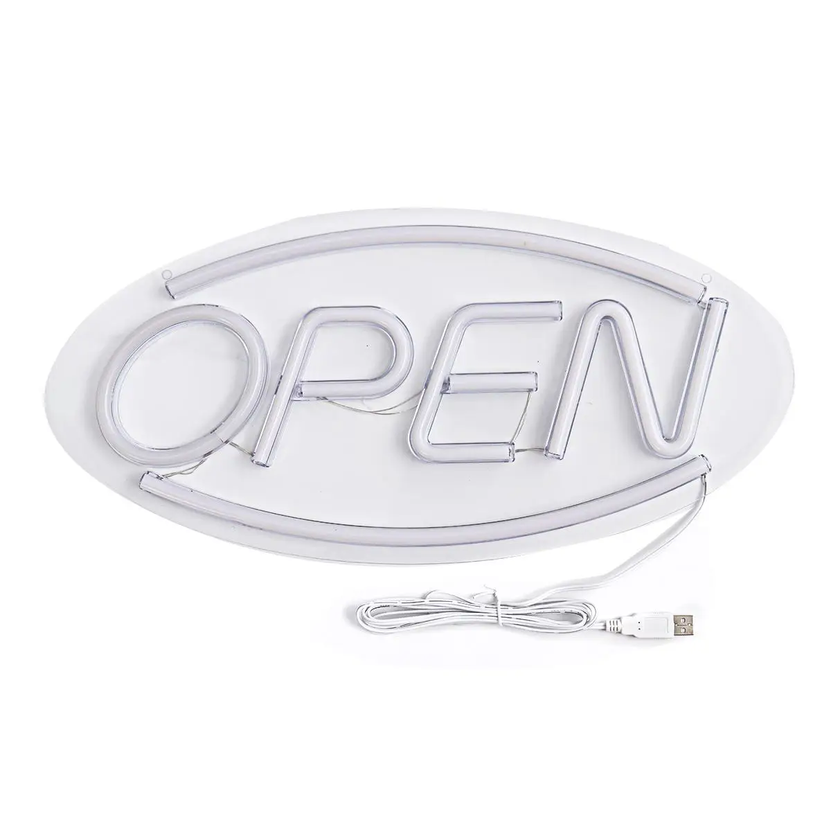eled open USB Open Neon Sign tyylinen Led valo, seinään ripustettava ...