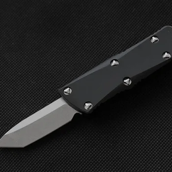 Mini Pocket Knife Out the front D2 Blade Aluminium Handle hunting ...