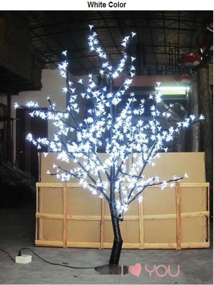 1.5m 5 Ft Height White LED Cherry Blossom Tree Outdoor /indoor Wedding ...