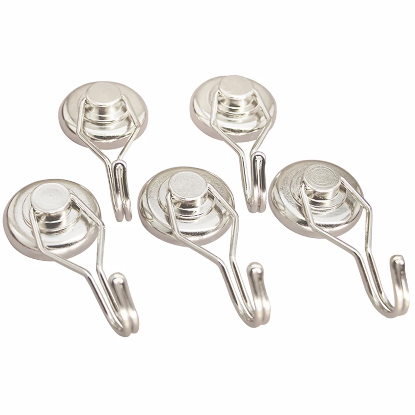 Neo Swivel Swing Powerful Magnetic Hooks Neodymium Magnet Wall Holder ...