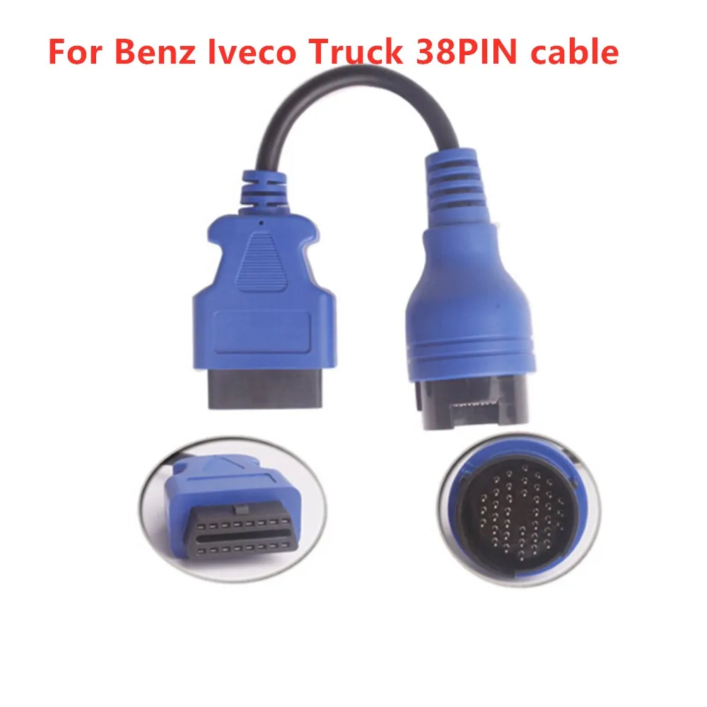 Car-Diagnostic-Interface-Cable-IVECO-38Pin-Cable-OBD2-Diagnostic ...