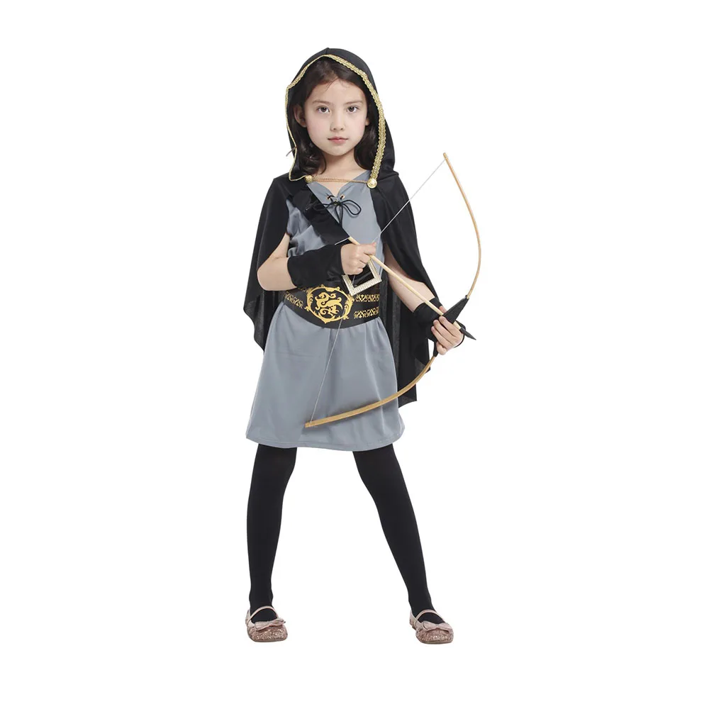 Kids Huntress Costume For Girls Child Native Hunter Costumes For Girl ...