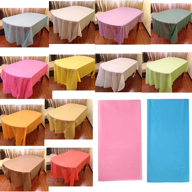Plastic-Disposable-Solid-Color-Party-Tablecloth-Birthday-Party-Wedding ...