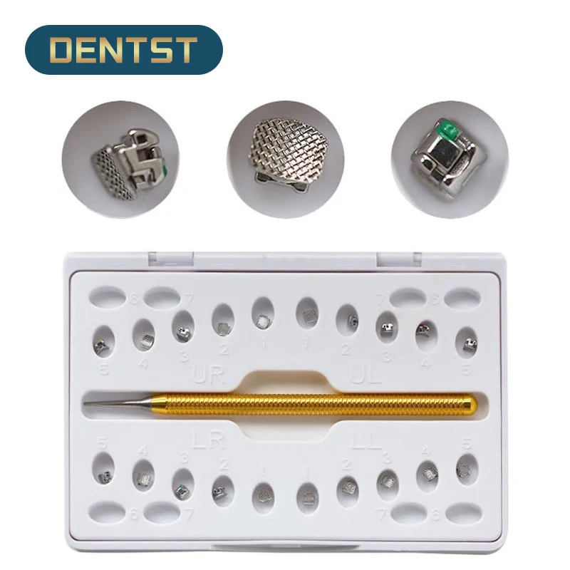 Dentst 20Pcs/Set 0.022 Dental Orthdontic Self Ligating Brackets Metal ...