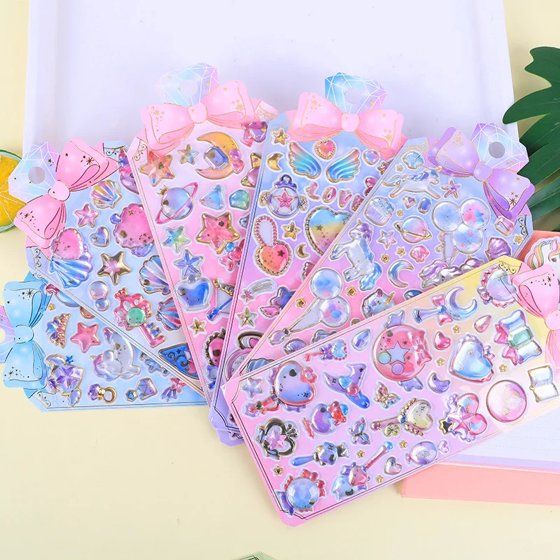 Beautiful-Shiny-Embossed-Crystal-Sticker-Three-dimensional-DIY-Phone ...