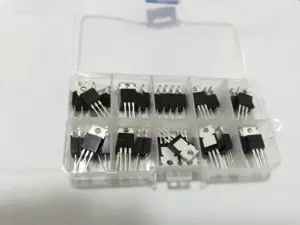 Industrial Electrical 50pcs 10 Types Mosfet Transistors Assortment Kit ...