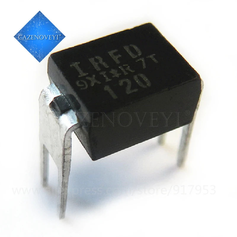 5 unids/lote IRFD120PBF IRFD120 IRF120 DIP 4 nuevo original en Stock ...