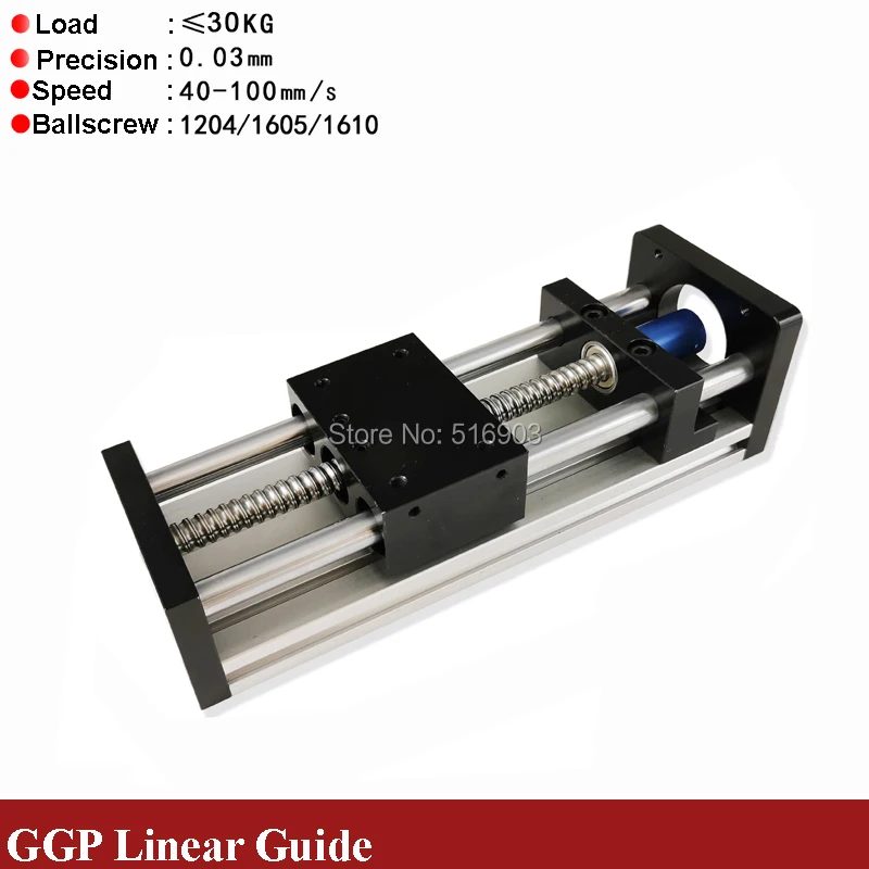 Buy Free Shipped 50-700mm Effective Stroke CNC Linear Guide Stage Rail Motion Slide Table Ball ...