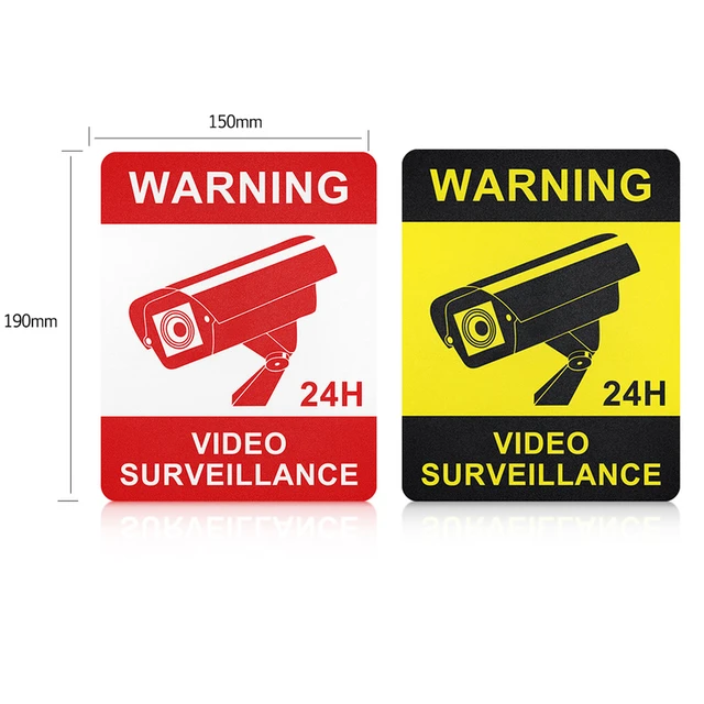 Security Camera Sticker