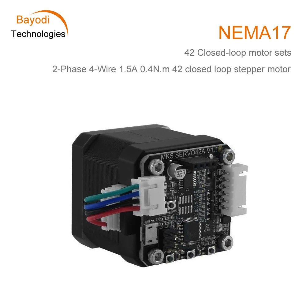 NEMA 17 STM32 42 Closed Loop Stepper Motor Kit MKS SERVO42A Servo Motor ...