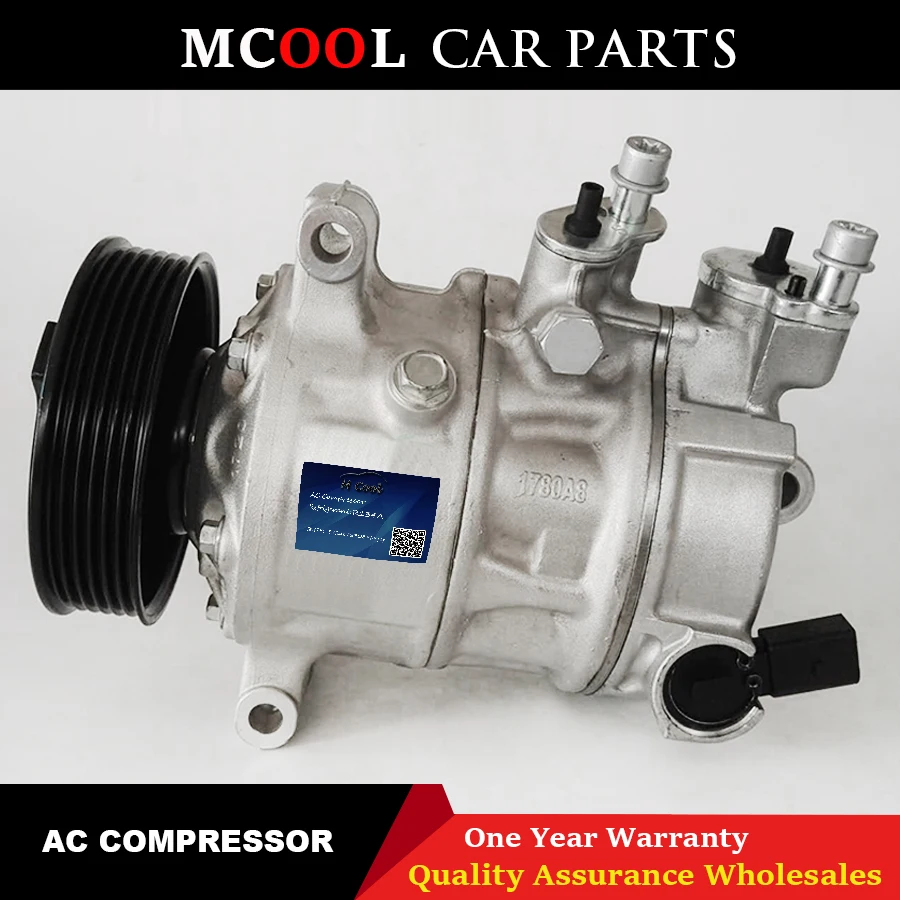 For-Audi-A3-Quattro-TT-Volkswagen-CC-EoS-Jetta-Passat-AC-Compressor ...