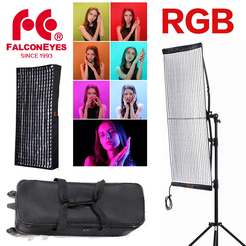 Falcon-Eyes-RX-748-300W-4x2-feet-LED-RGB-Camera-Flexible-Light ...