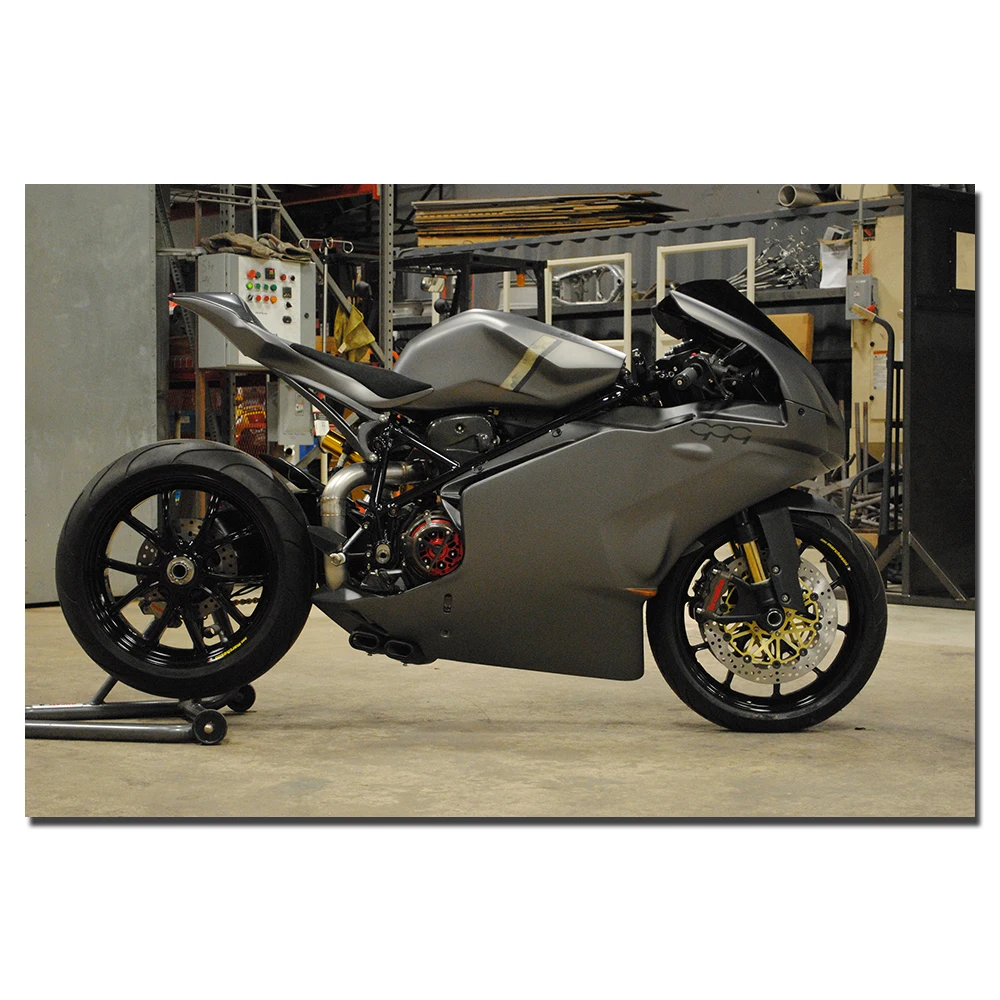 Ducati 999CF Super Motorcycle Poster Wall Art Pictures For Living Room ...