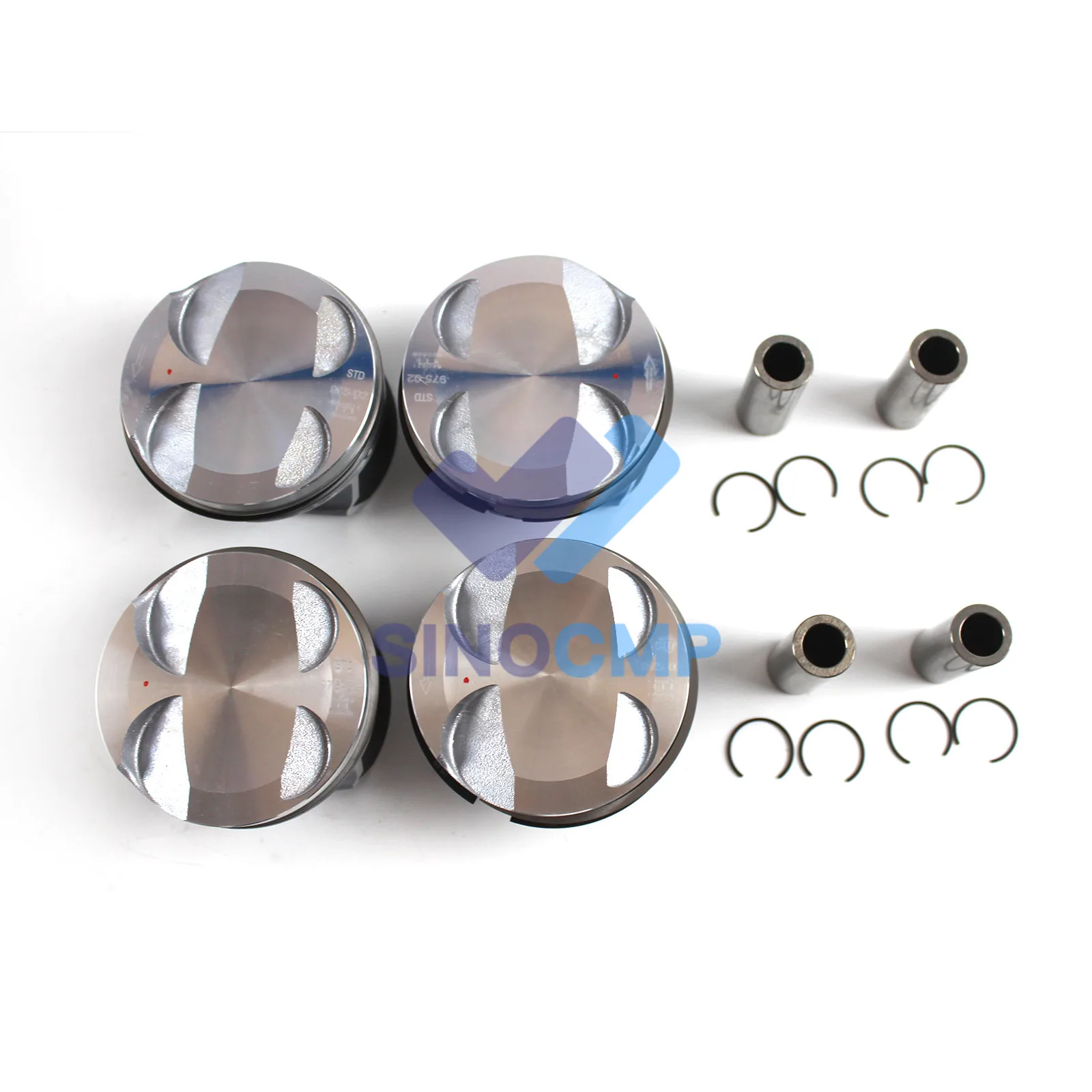 11257589348 4Pcs Piston & Ring Set 77mm Bore for MINI R55 R56 R57 R58 ...