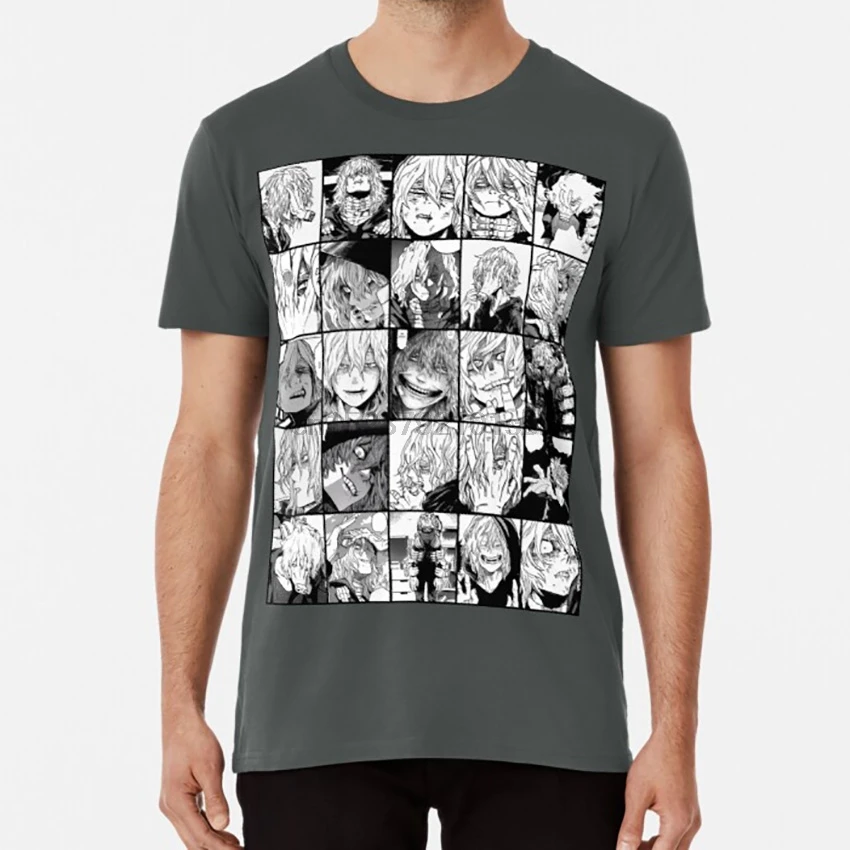 Shigaraki Collage versión blanco y negro camiseta shigaraki tomura ...