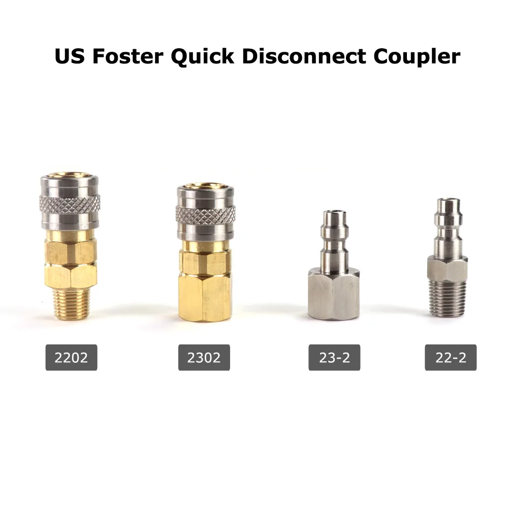 New-Foster-Quick-Disconnect-Coupler-Stainless-Steel-Male-Plug-22-2-Or ...