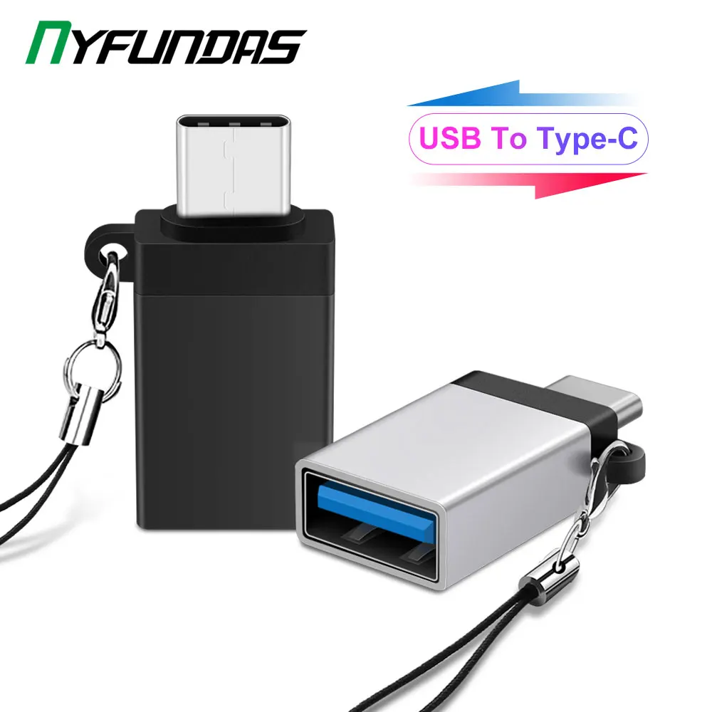 Type C To USB OTG Adapter For Xiaomi Mi Huawei P20 P30 Samsung S10 Note ...