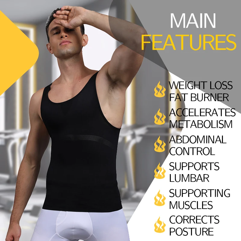 ShaperSlim™ – Men’s Snatched Singlet - Shiremstore.com
