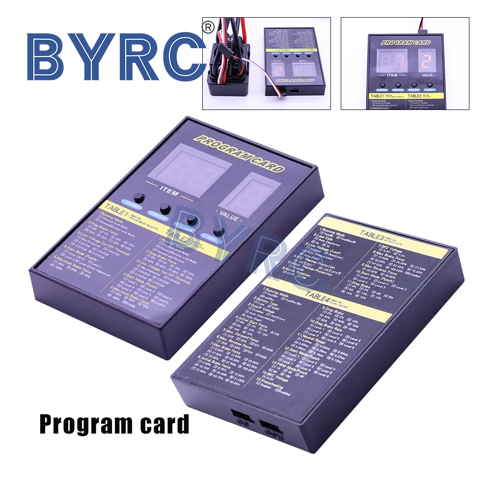 Hobbywing-Fire-Phoenix-RC-Program-Card-For-XERUN-EZRUN-SC8-RTR ...