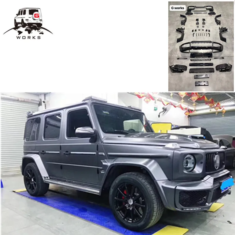 W464 G63 G500 G350 front bumper rear bumper body kit for cars spoiler ...