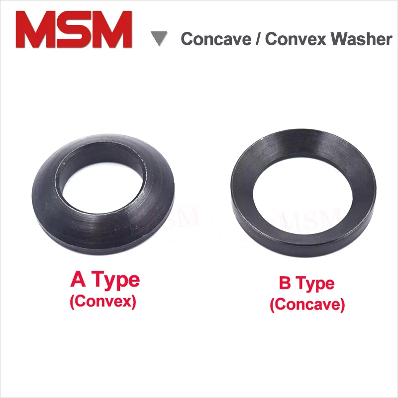Carbon Steel Concave Washer With Cone Face /Convex Washers With Ball ...