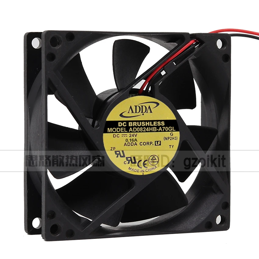 original AD0824HB-A70GL 24V 0.16A 8cm 8025 inverter cooling fan - Onestopfan.com