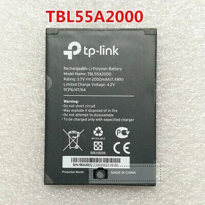 New Original Wifi Router Li-ion Battery For Tbl55a2000 Tp-link M7310 ...