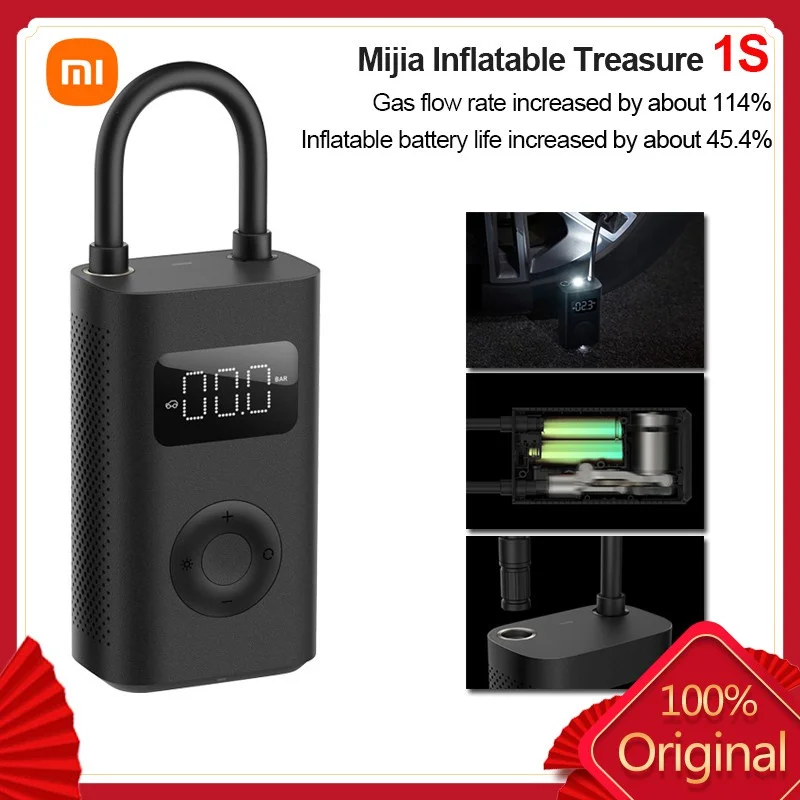 Xiaomi Mijia Inflatable Treasure 1s Portable Smart Digital Tire ...