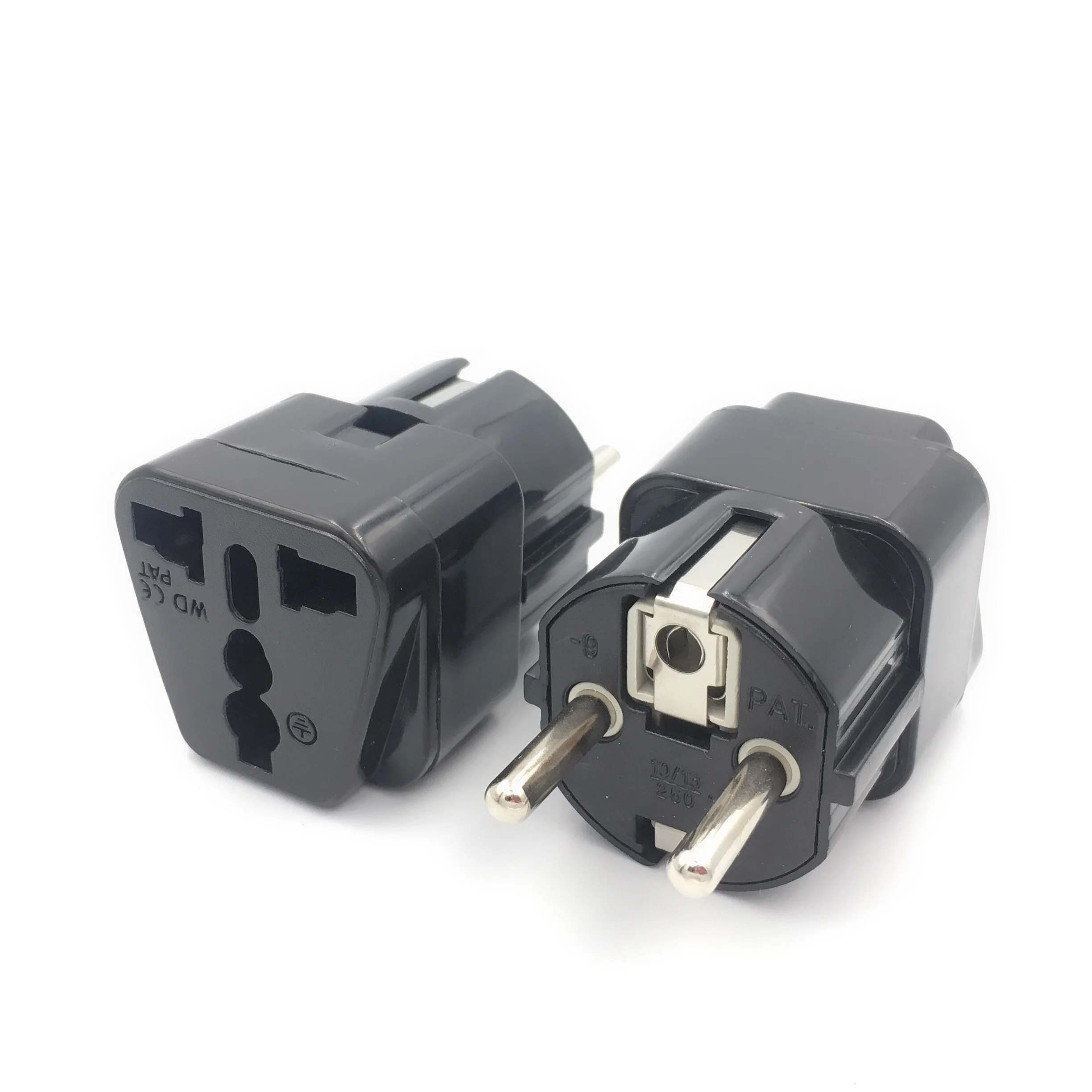Euro-Schuko-AC-Travel-Socket-Adapter-Universal-AU-UK-US-To-EU-European ...