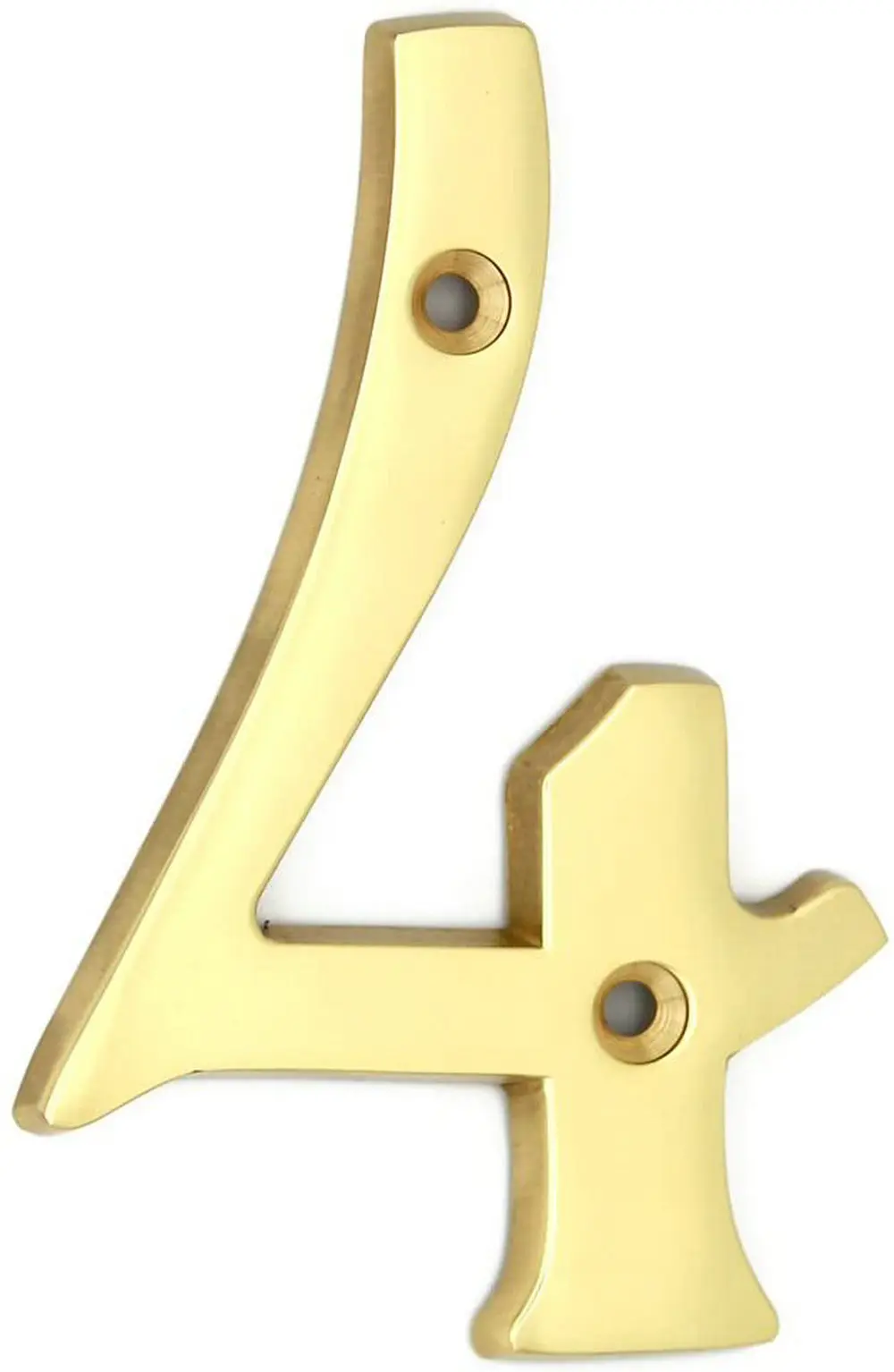 PHS 4Inch A300 4 Bright Brass Copper House Door Number Numero ...