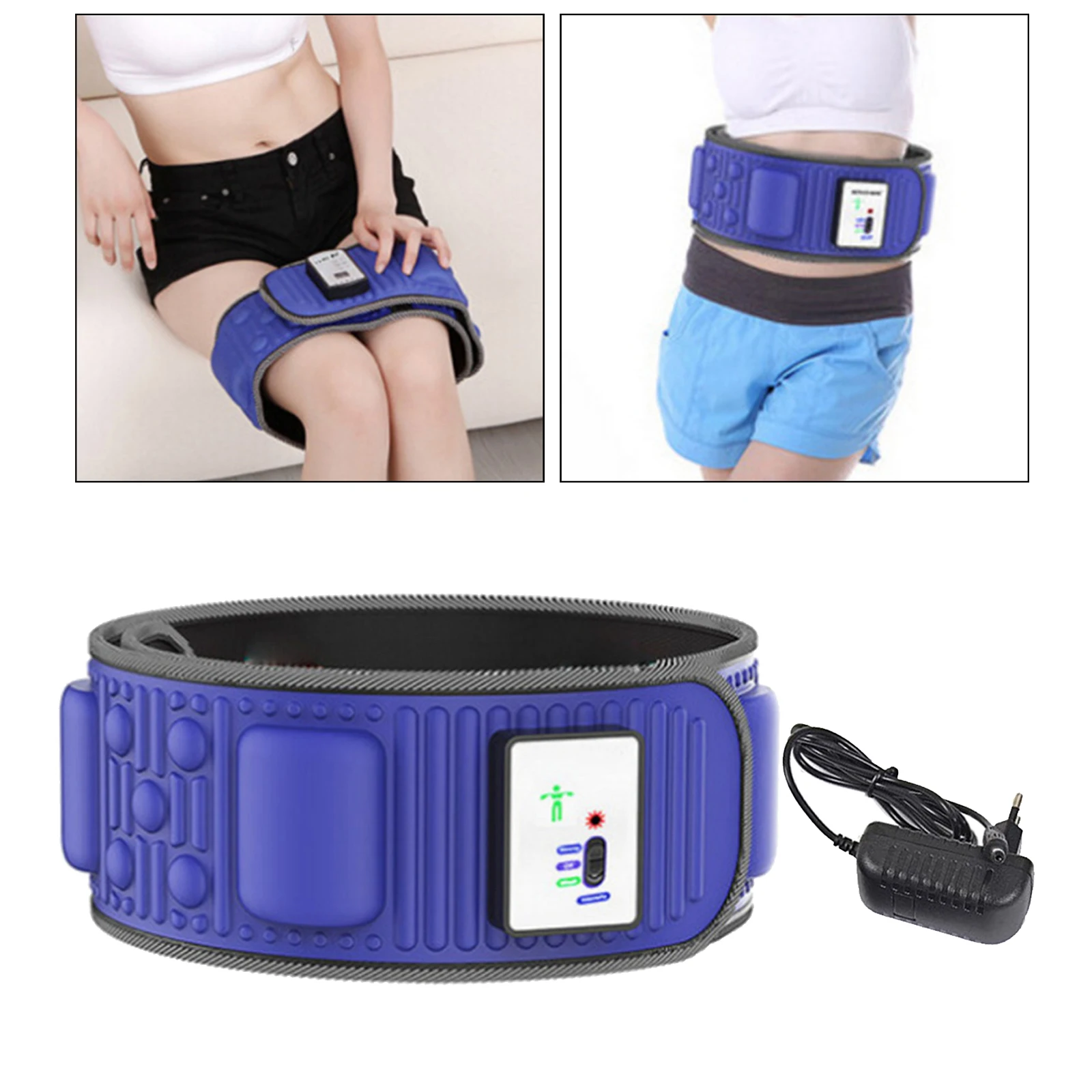 Slimming Belt Training Stimulator Vibrating Belly Waist Trainer ...