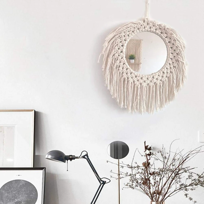 Macrame Round Mirror | Macrame-design.com