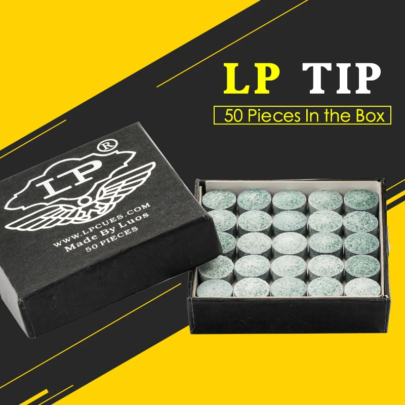 Lp Snooker Cue Tip 10.5mm 50 Pcs Billiards Tips Black Eight Billiard ...
