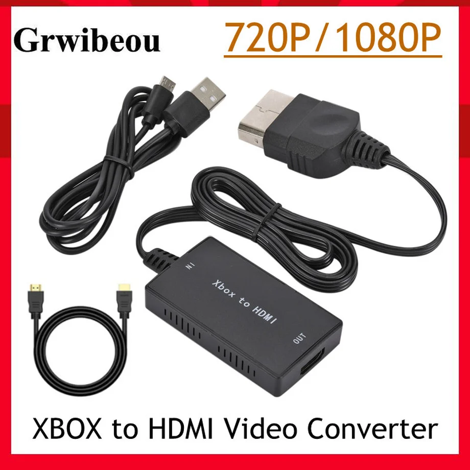 Grwibeou-HD-1080P-720P-XBOX-to-HDMI-Compatible-Video-Converter-Adapter ...