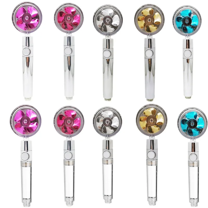 POMMEAU DE DOUCHE,transparent blue--pommeau de douche SPA haute pression, économie'eau ...