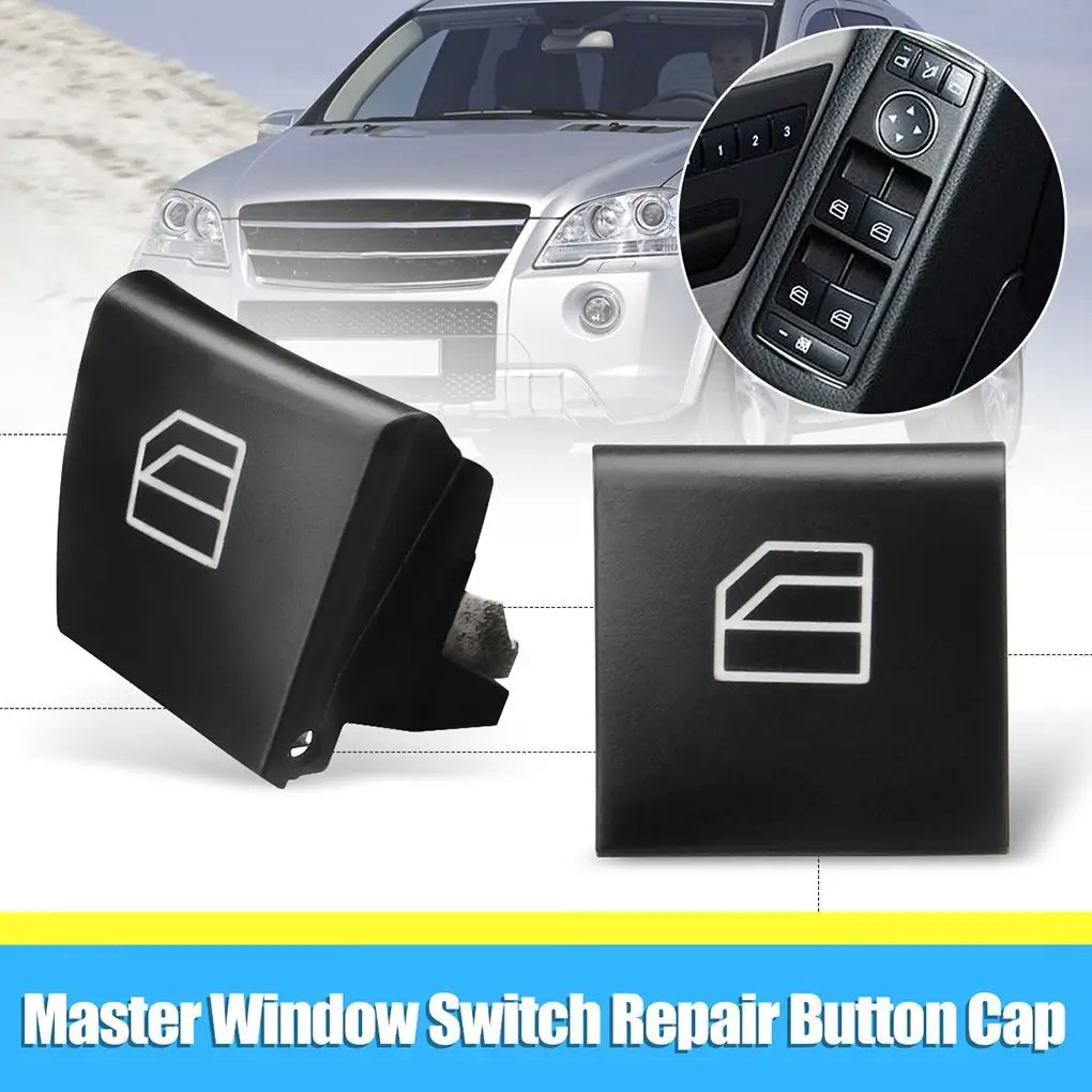2Pcs Window Switch Repair Button Cap Driver Seat Window Control Switch ...
