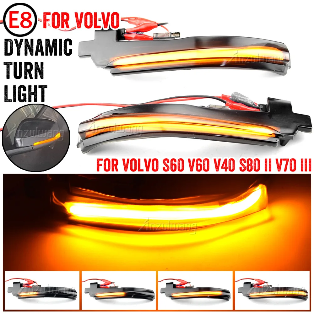 2X-LED-Sequential-Dynamic-side-mirror-blinker-Light-Turn-Signal-Lamp ...