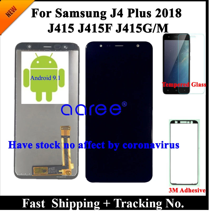 100% Test Lcd Display For Samsung J4 Plus Lcd J4 Plus J415 Lcd For ...
