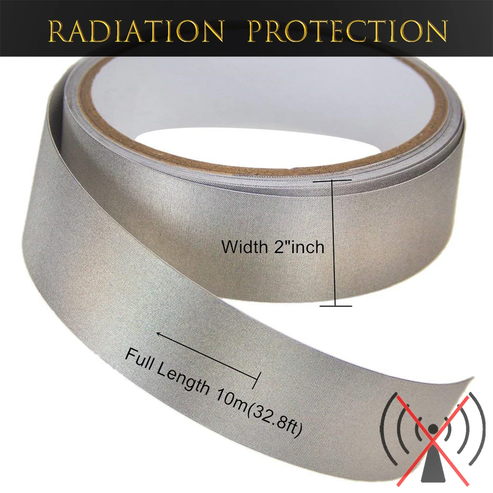 50mm Wide Faraday Tapes Copper Conductive Fabric Sticker Block Cell ...