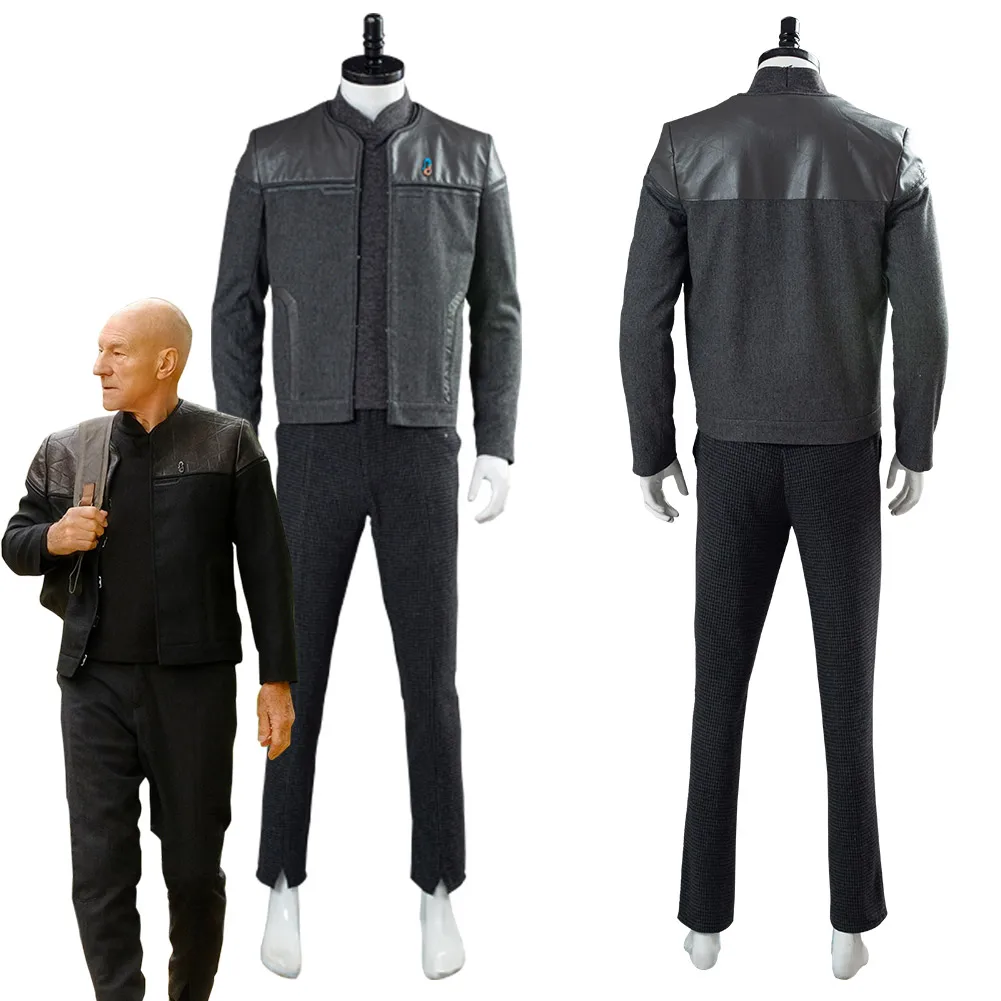 Movies & TV Star Trek Picard-Jean-Luc Outfit Cosplay Costumes ...