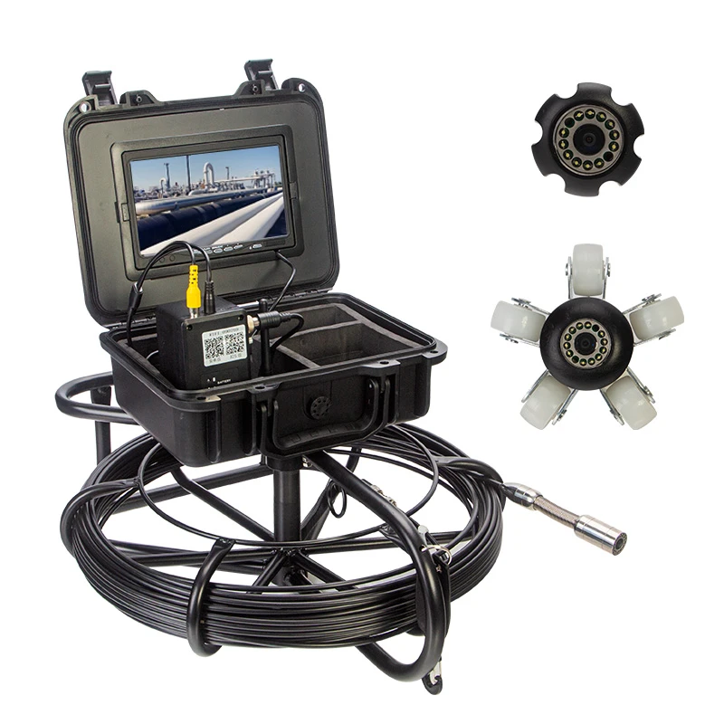 SYANSPAN 7inch 23mm Waterproof Pipe Inspection Video Camera Drain Sewer ...