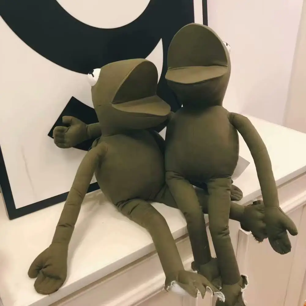 Anime Army Green Frog Fashion Plush Toys - KawaiiMerch.com