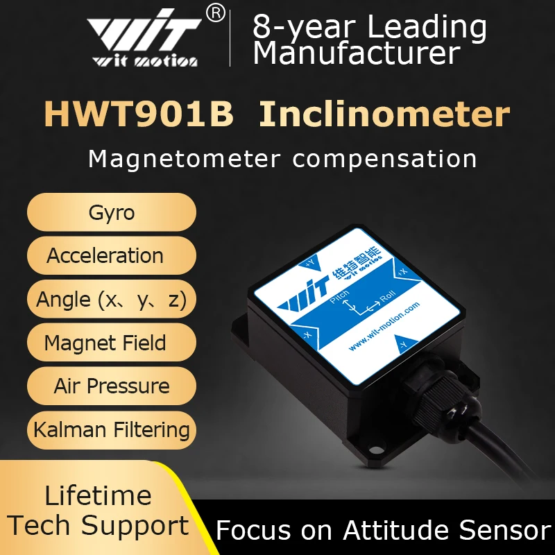 Witmotion Hwt901b High-precision Ahrs Inclinometer, Kalman Filter ...