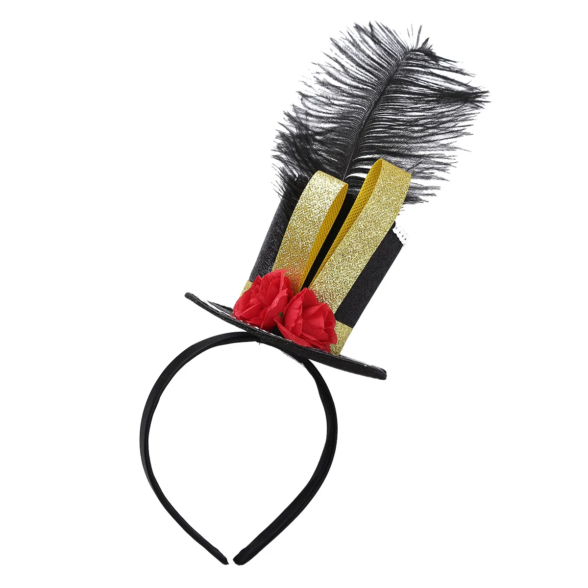 Girls-Circus-Ringmaster-Costumes-Mini-Top-Hat-Steampunk-Hair-Hoop-with ...